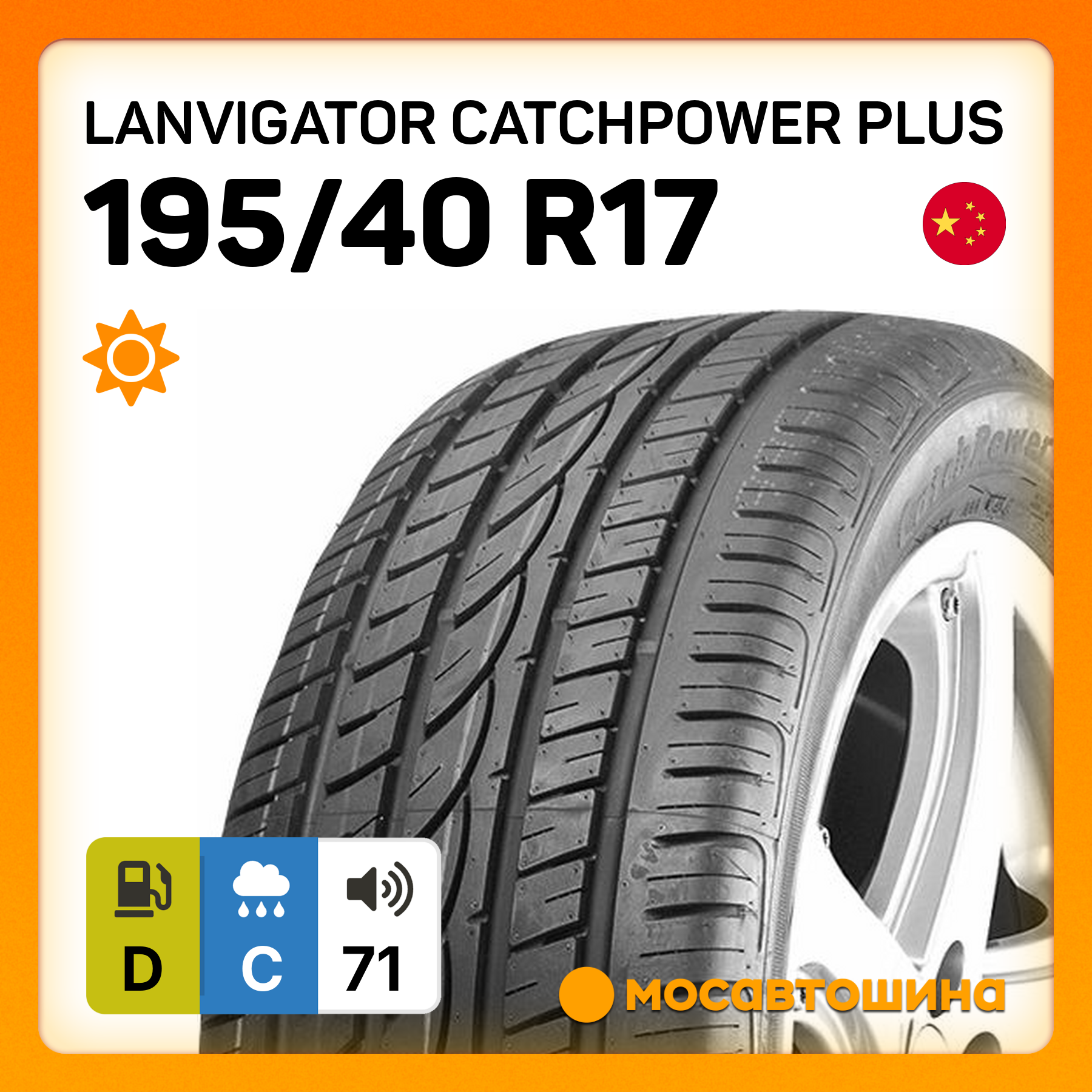 Шины Lanvigator Catchpower Plus 195/40 R17 81W XL